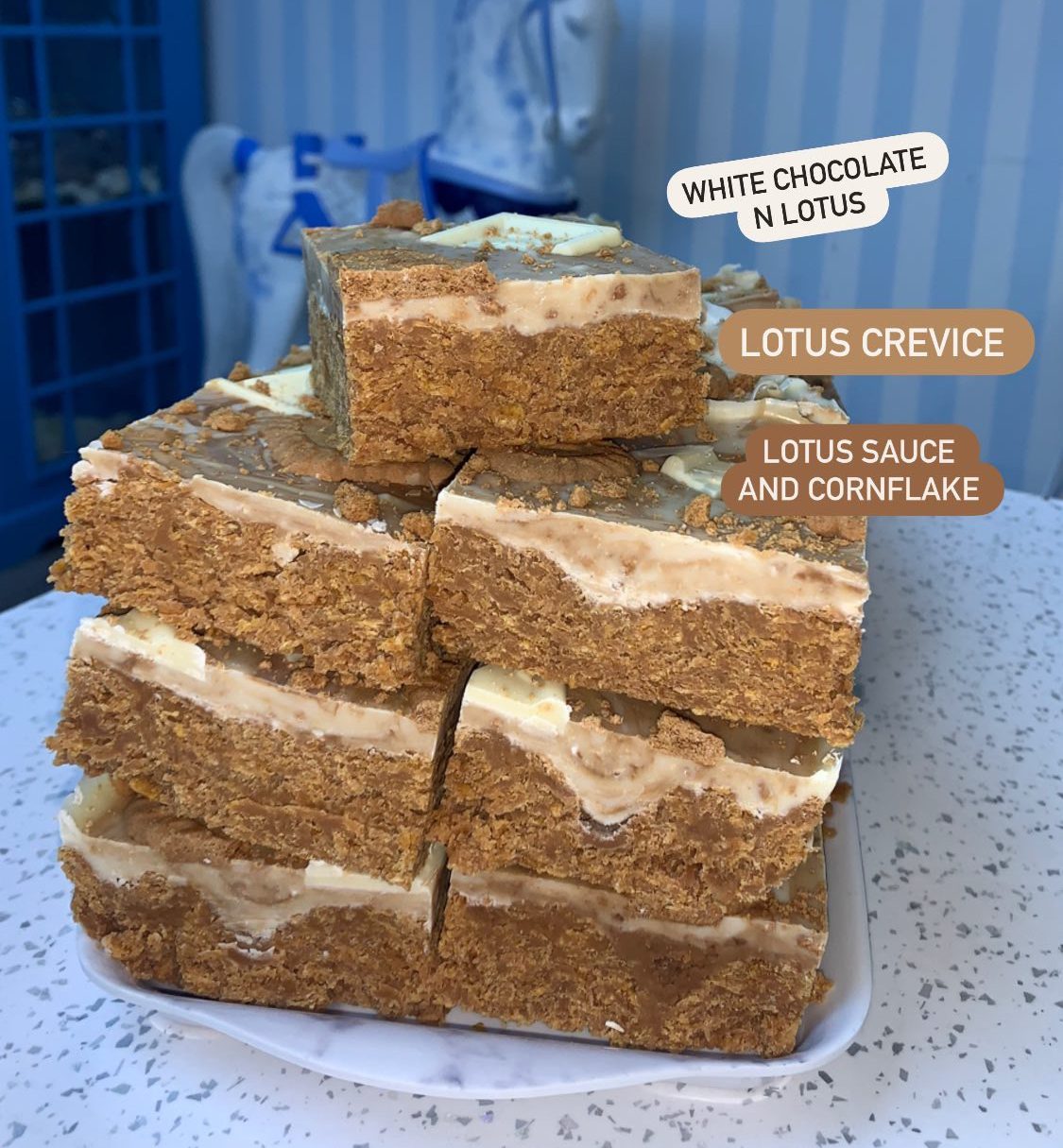 Lotus Cornflake Traybake - Cakes By Rebecca