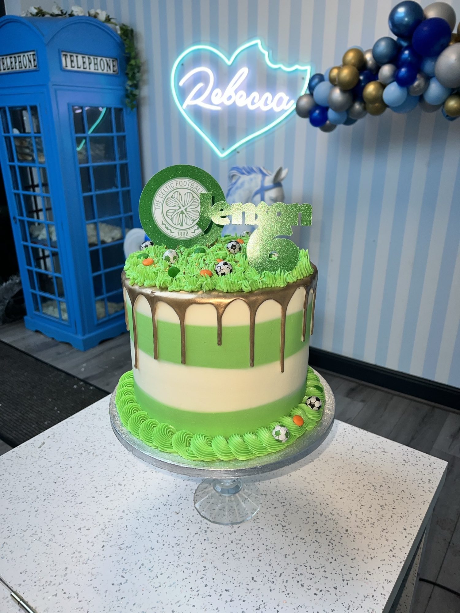 Football Daft (Celtic) Celebration Cake - Cakes By Rebecca